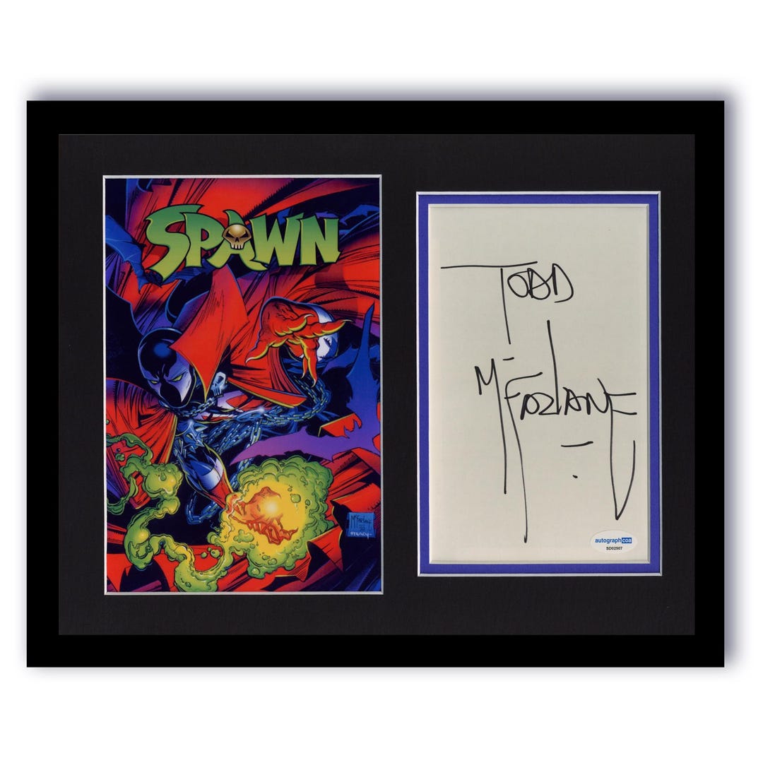 Todd Mcfarlane spawn AUTOGRAPH Signed Custom Photo Framed 11x14 Display - Etsy