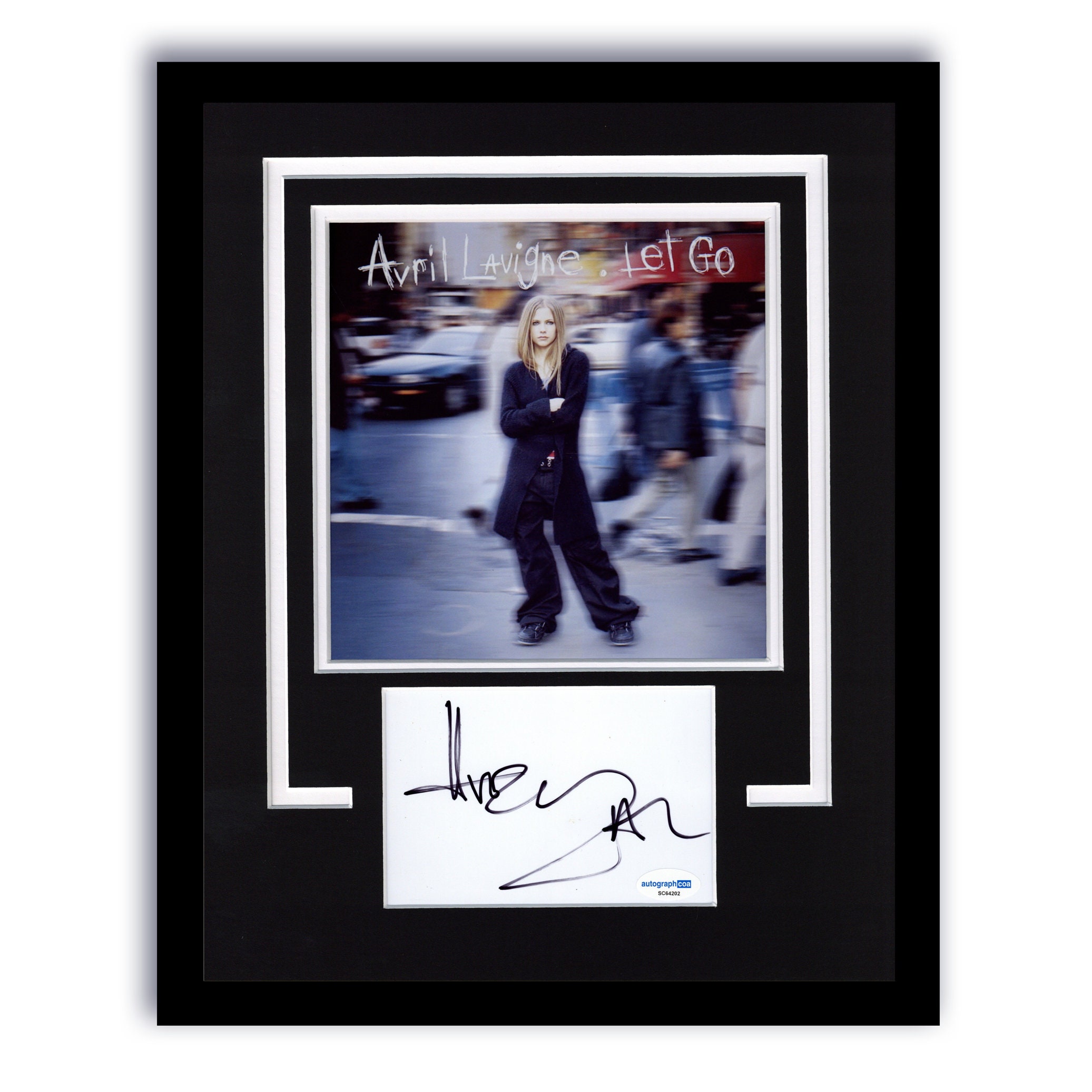 Avril Lavigne "let Go" AUTOGRAPH Signed Photo Custom Framed 11x14 ...
