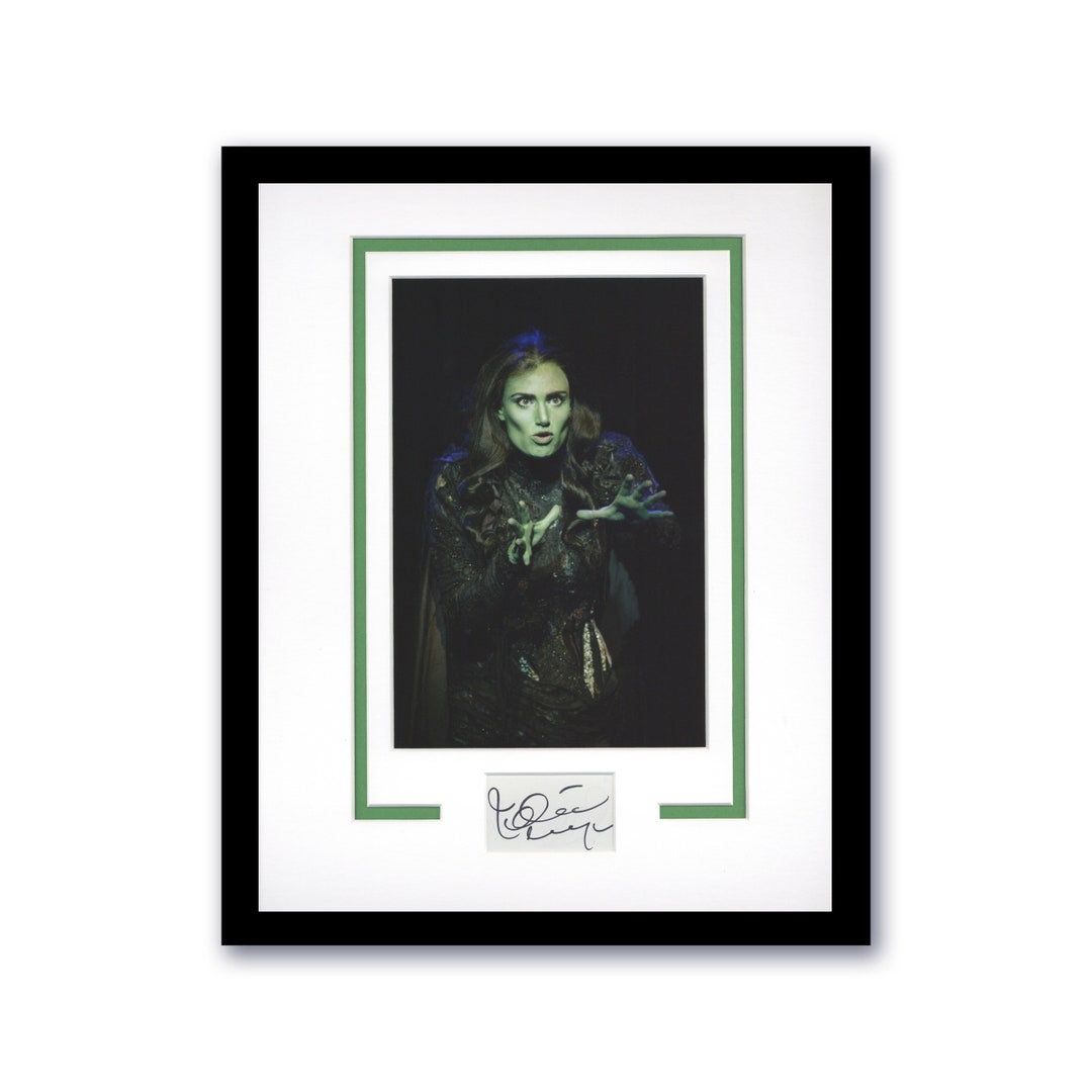 Idina Menzel wicked AUTOGRAPH Signed Custom Framed 11x14 Matted Display ...
