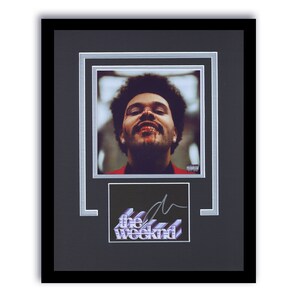 The Weeknd after Hours AUTOGRAPH Signed Photo Custom Framed 11x14 ...