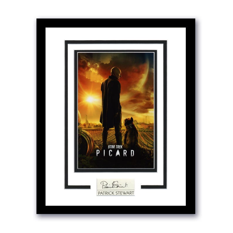 Patrick Stewart "star Trek: Picard" AUTOGRAPH Signed Framed 11x14 ...