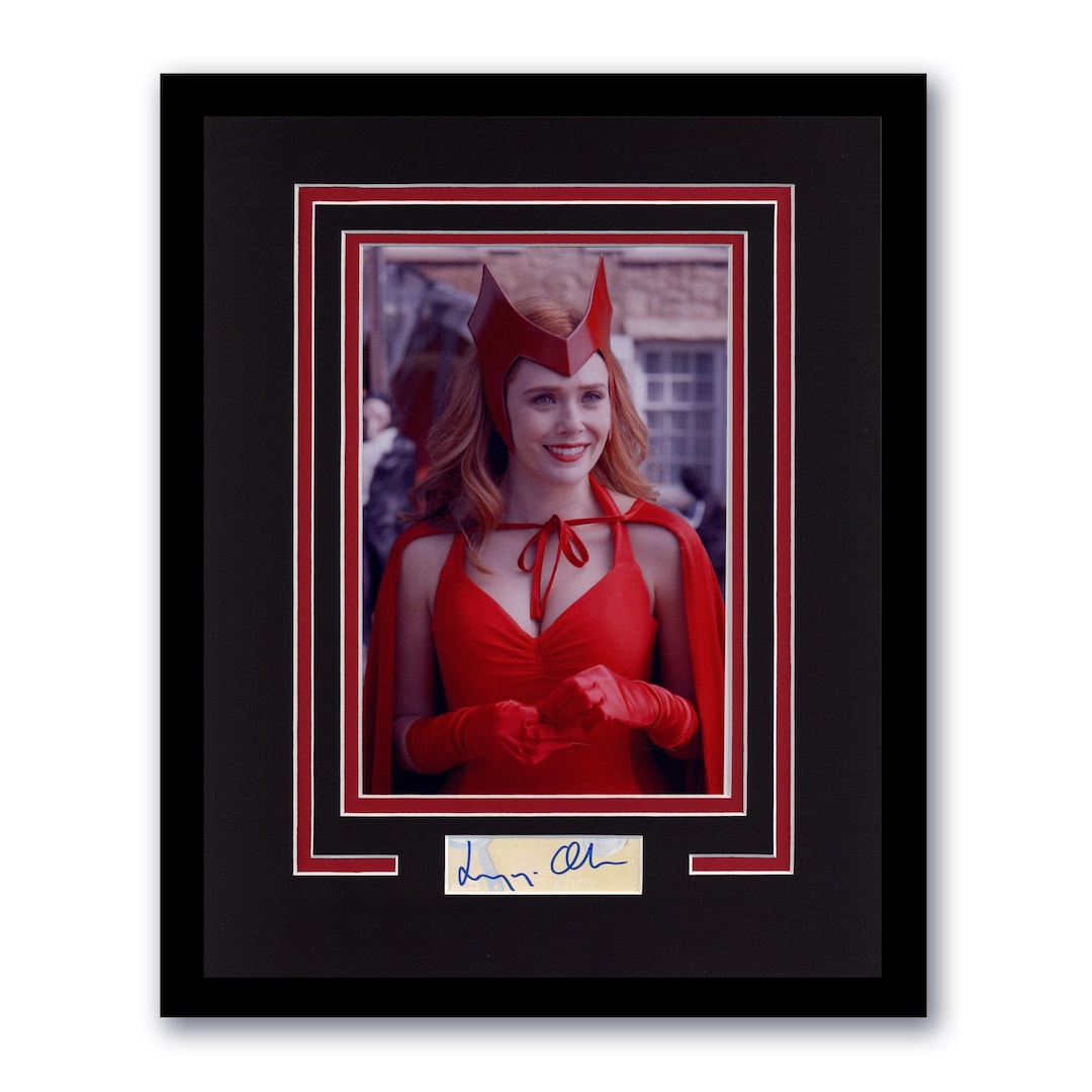 Elizabeth Olsen "wandavision" AUTOGRAPH Signed Photo Framed 11x14 ...