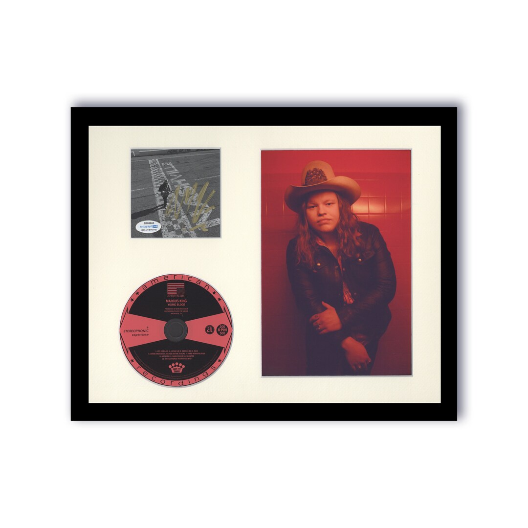 Marcus King "young Blood" AUTOGRAPH Signed Custom Framed 11x14 CD ...