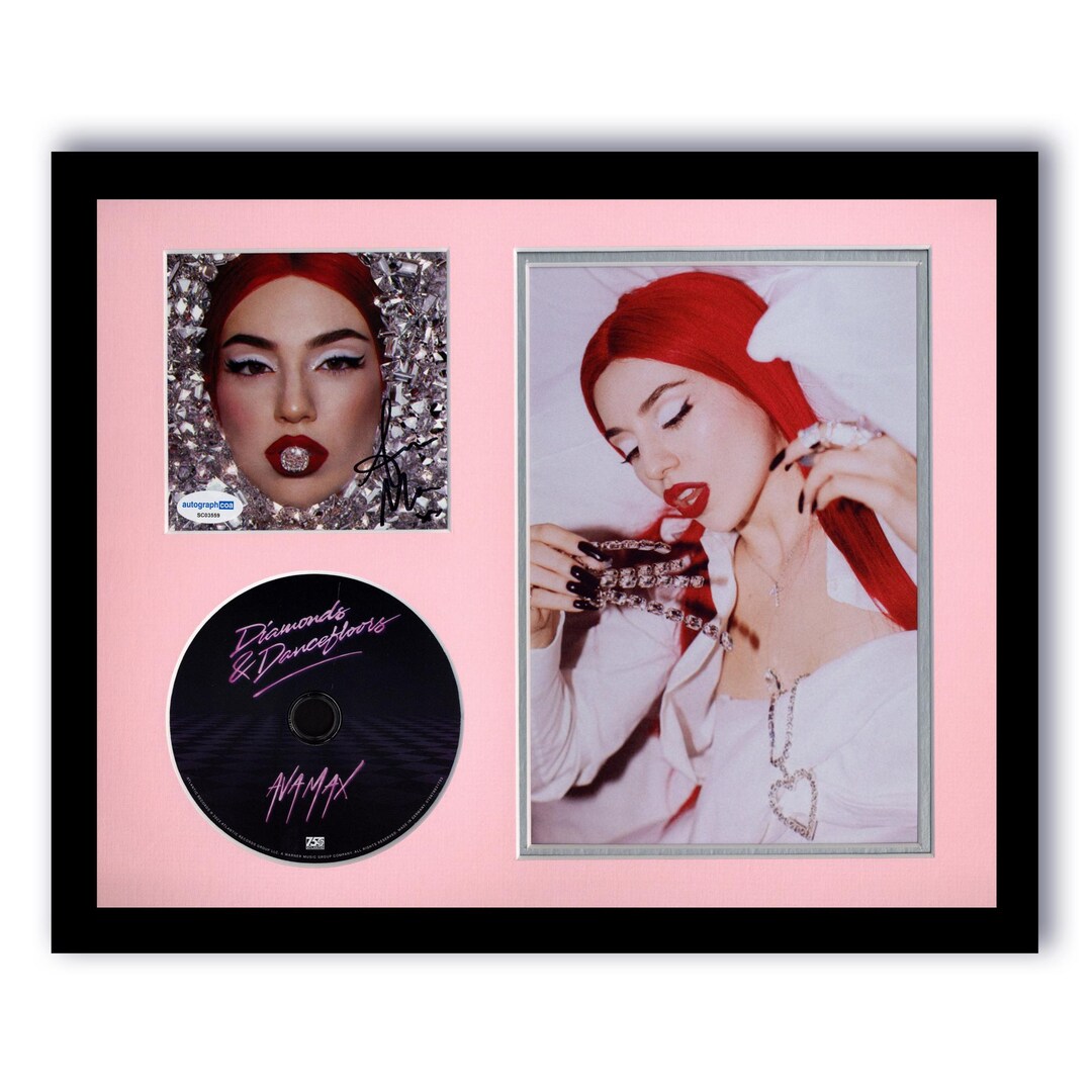 Ava Max "diamonds & Dancefloors" AUTOGRAPH Signed Framed 11x14 CD ...