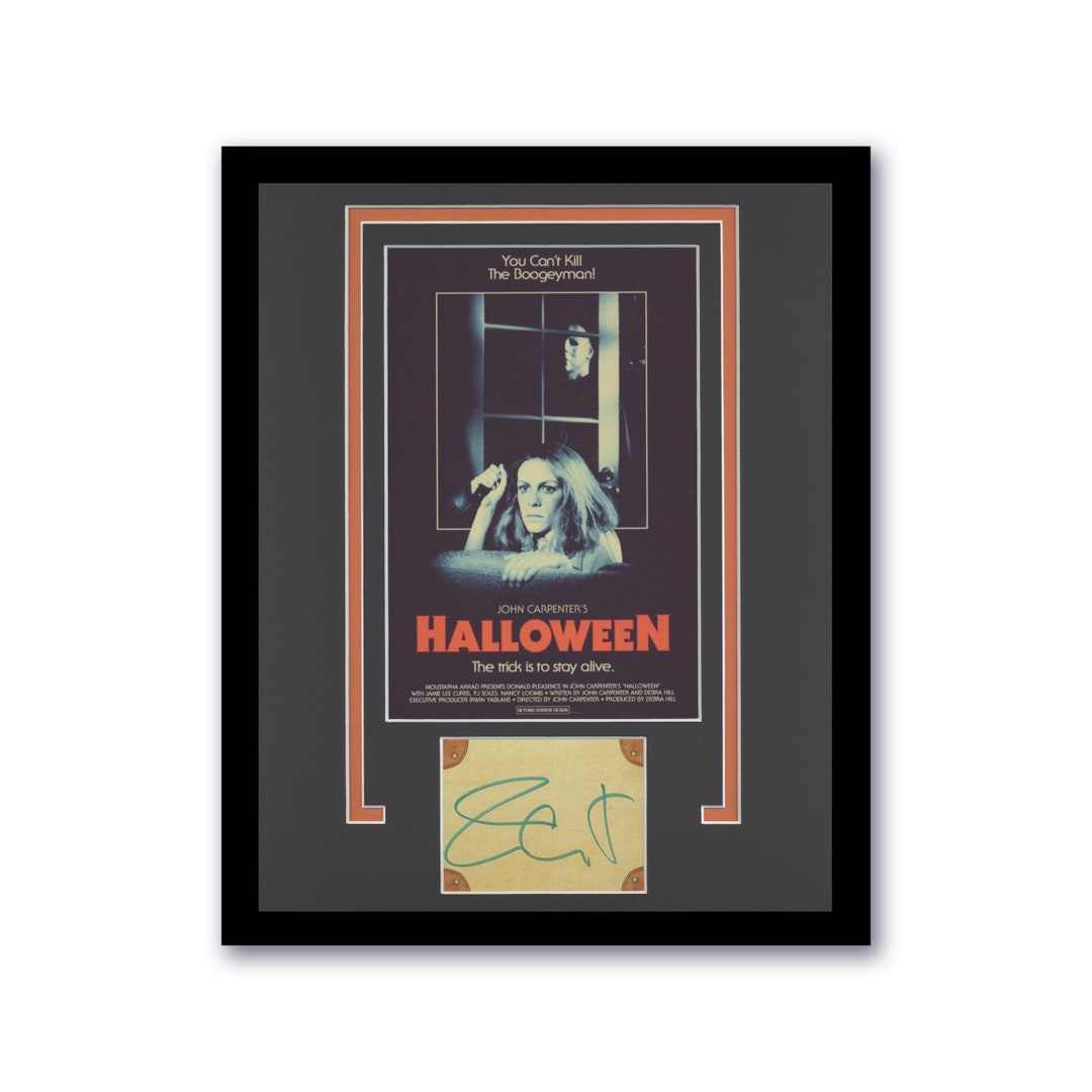 Jamie Lee Curtis "halloween" AUTOGRAPH Signed Framed 11x14 Custom ...