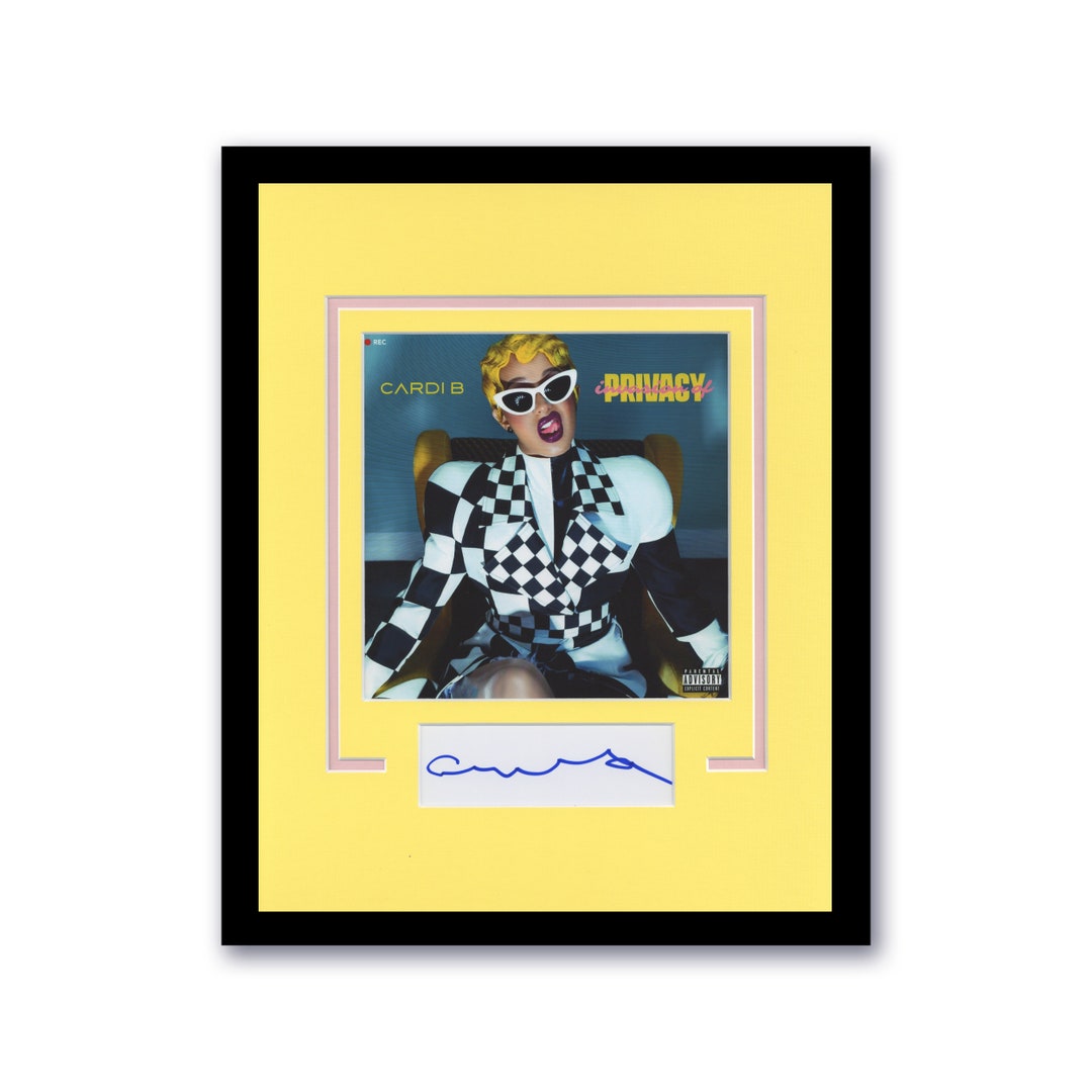 Cardi B "invasion of Privacy" AUTOGRAPH Signed Custom Framed 11x14 ...