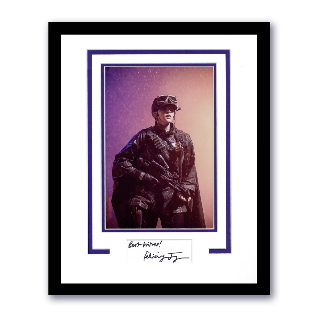 Felicity Jones "rogue One: A Star Wars Story" SIGNED Framed 11x14 ...