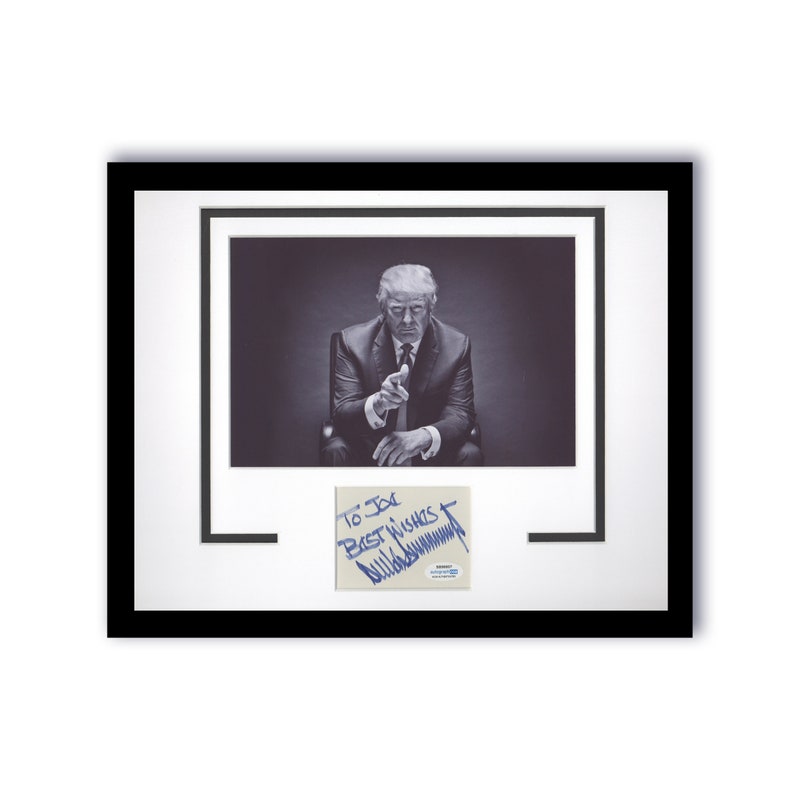 Donald Trump Autograph - Etsy