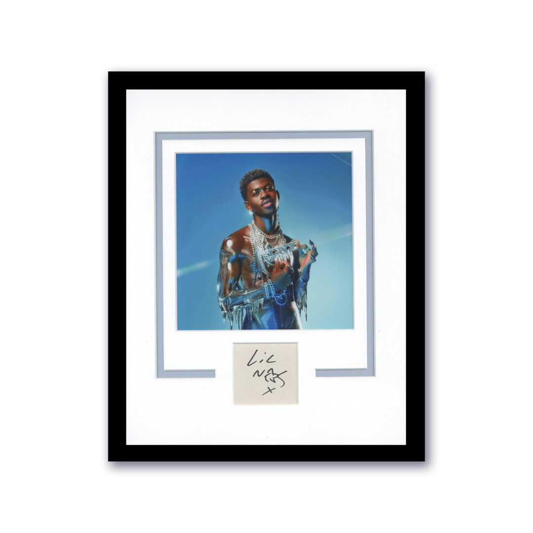 Lil Nas X "montero" AUTOGRAPH Signed Custom Framed 11x14 Matted Display ...