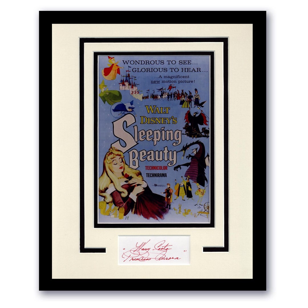 Mary Costa "sleeping Beauty" AUTOGRAPH Signed Photo Custom Framed 11x14 ...