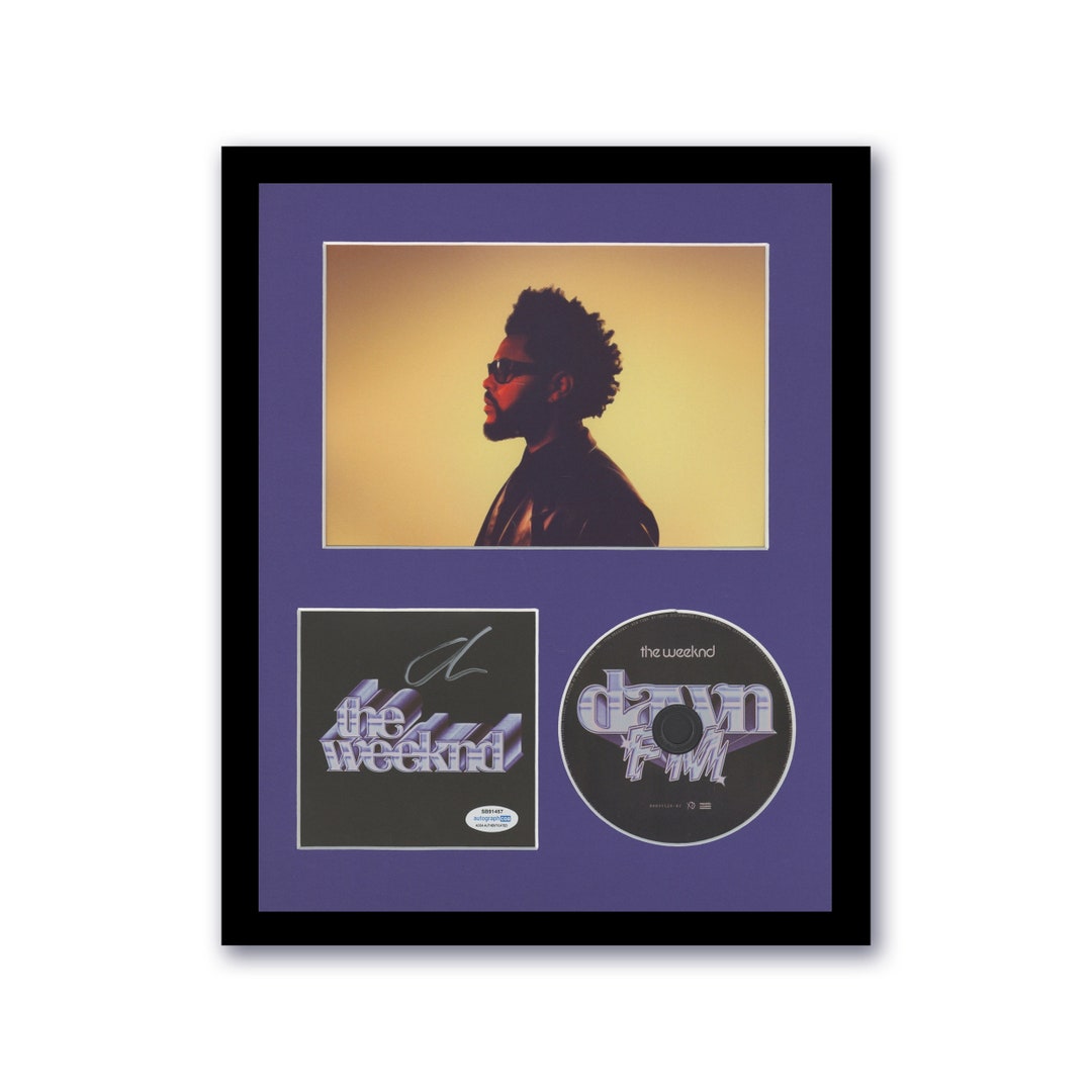 The Weeknd "dawn Fm" AUTOGRAPH Signed Photo Custom Framed 11x14 Display ...