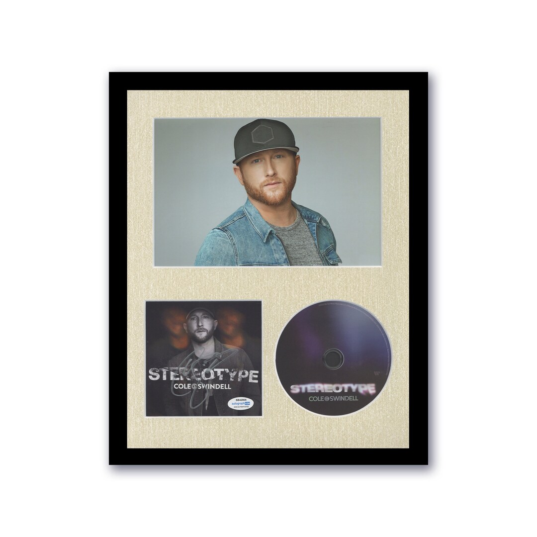 Cole Swindell "stereotype" AUTOGRAPH Signed Photo Framed 11x14 CD ...
