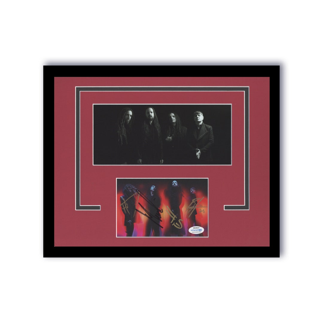Korn "requiem" AUTOGRAPH Signed Photo Custom Framed 11x14 Matted ...