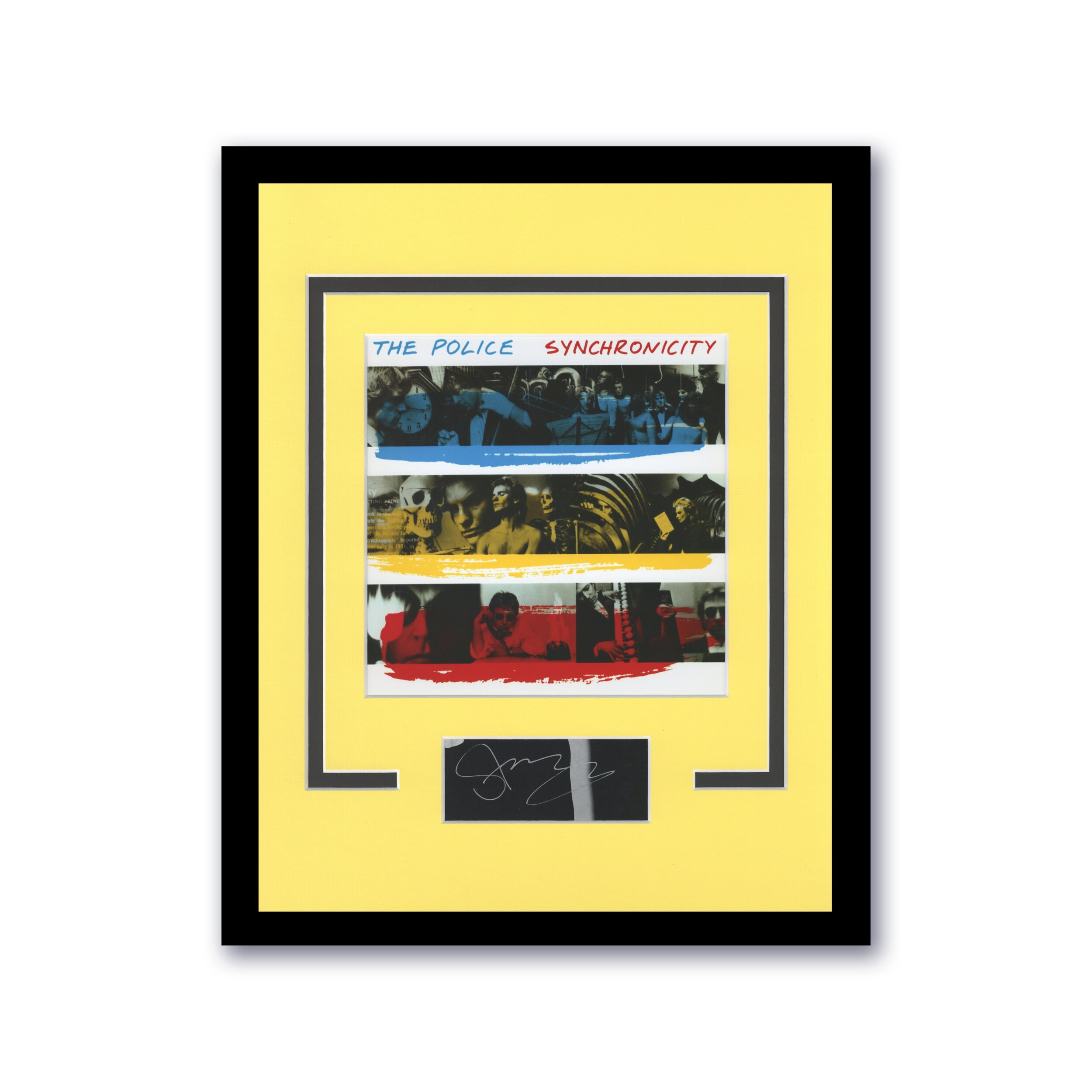 Sting "synchronicity" AUTOGRAPH Signed Custom Framed 11x14 Matted ...