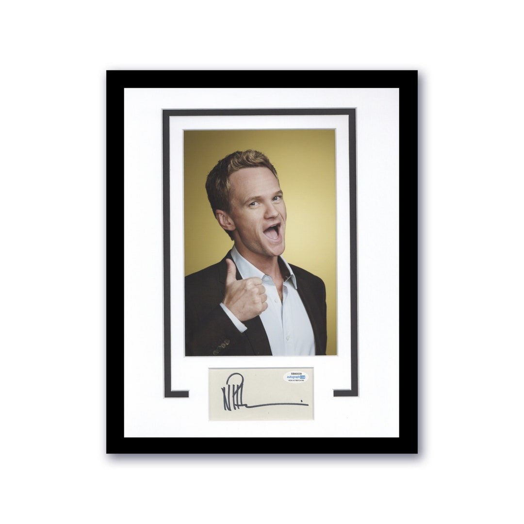 Neil Patrick Harris "how I Met Your Mother" SIGNED Framed 11x14 Display ...