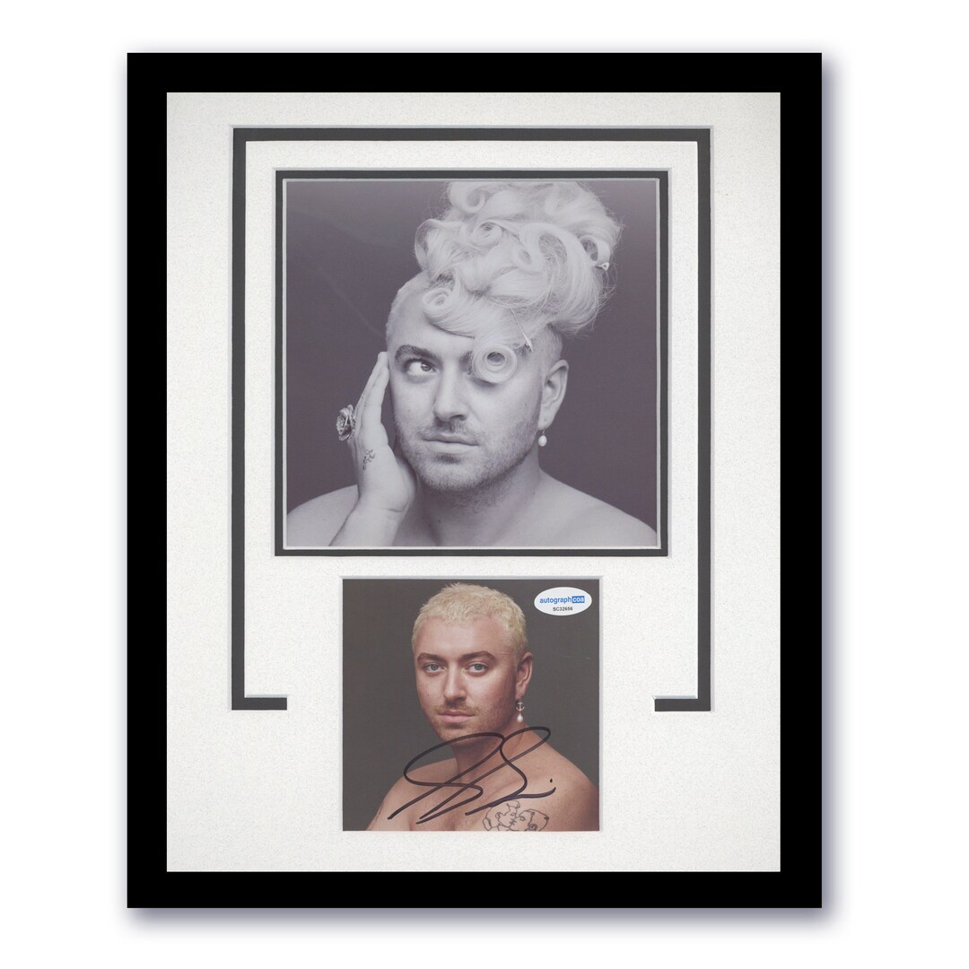 Sam Smith "gloria" AUTOGRAPH Signed Photo Framed 11x14 Custom Matte ...