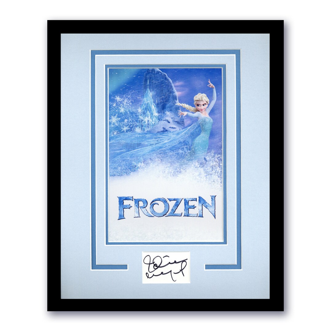 Idina Menzel "frozen" AUTOGRAPH Signed Custom Framed 11x14 Matted ...