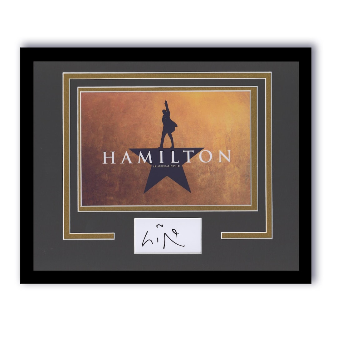 Lin-manuel Miranda "hamilton" AUTOGRAPH Signed Photo Framed 11x14 ...