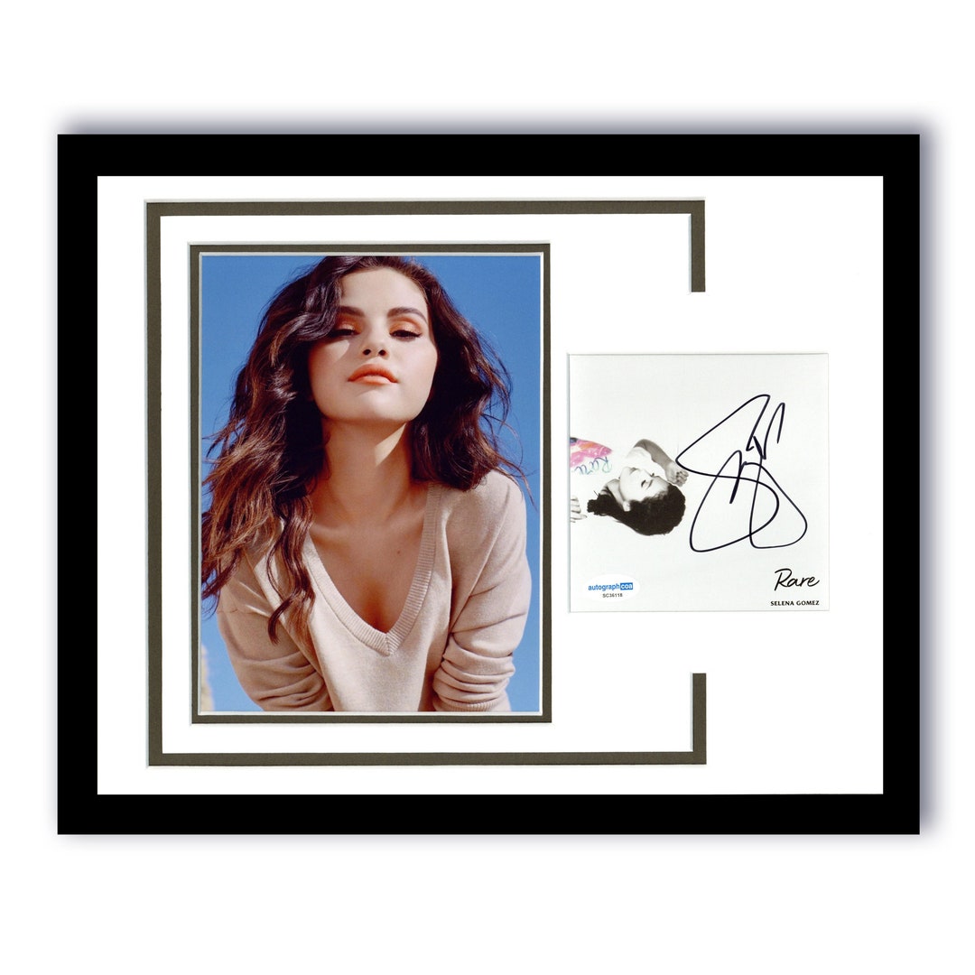 Selena Gomez rare AUTOGRAPH Signed Photo Framed 11x14 Custom Display B ...