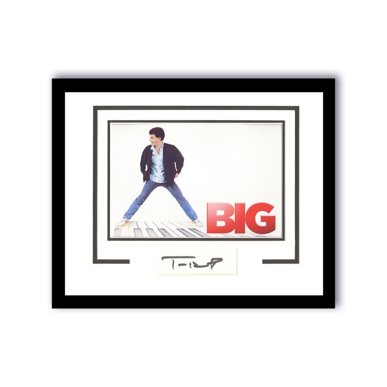 Tom Hanks big AUTOGRAPH Signed Custom Photo Framed 11x14 Matted Display ...