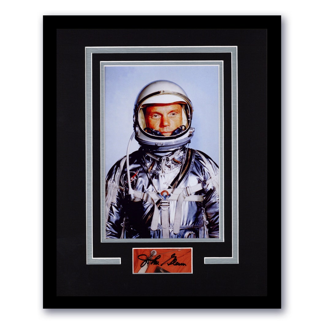 John Glenn AUTOGRAPH Signed NASA Mercury Astronaut Framed 11x14 Display ...
