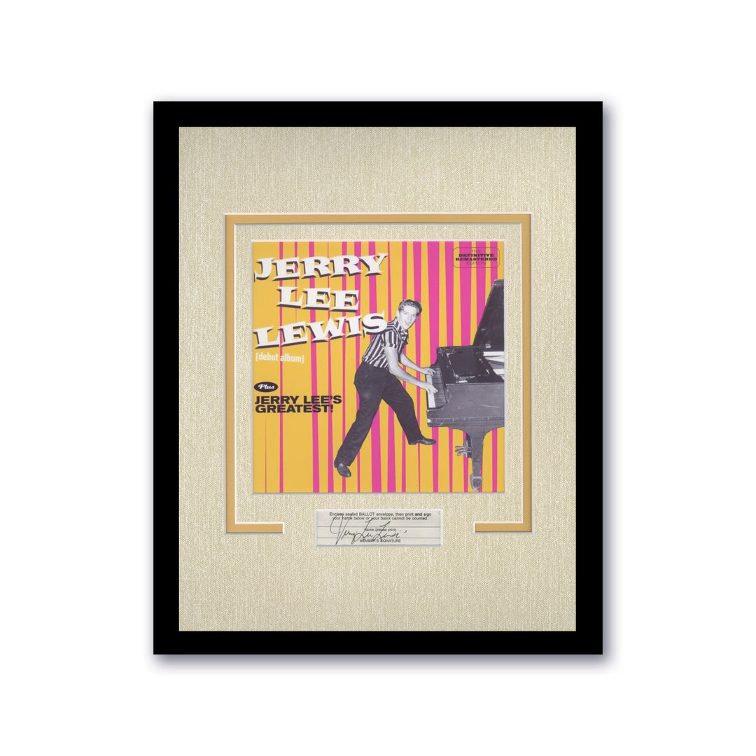 Jerry Lee Lewis "the Killer" AUTOGRAPH Signed Custom Framed 11x14 ...