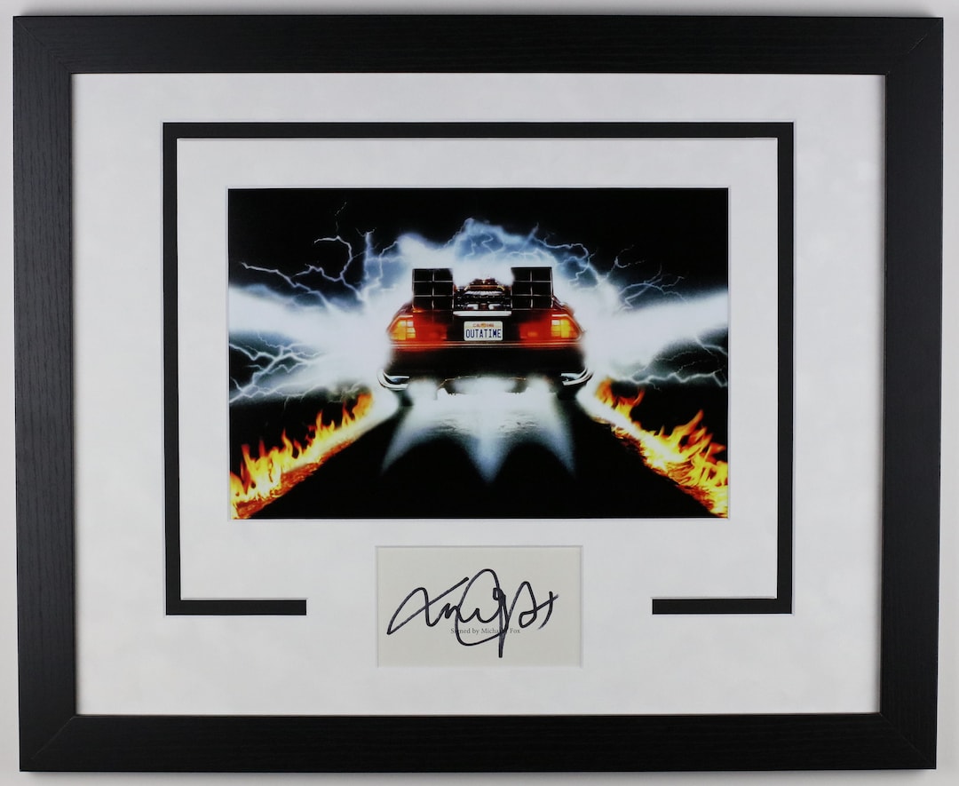 Michael J. Fox "back to the Future" AUTOGRAPH Signed Framed 16x20 ...