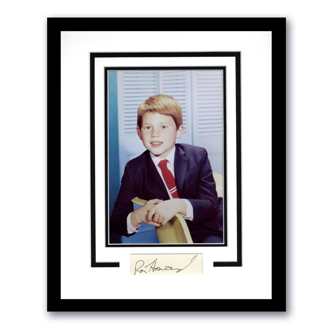 Ron Howard "the Andy Griffith Show" AUTOGRAPH Signed 'opie' Framed ...