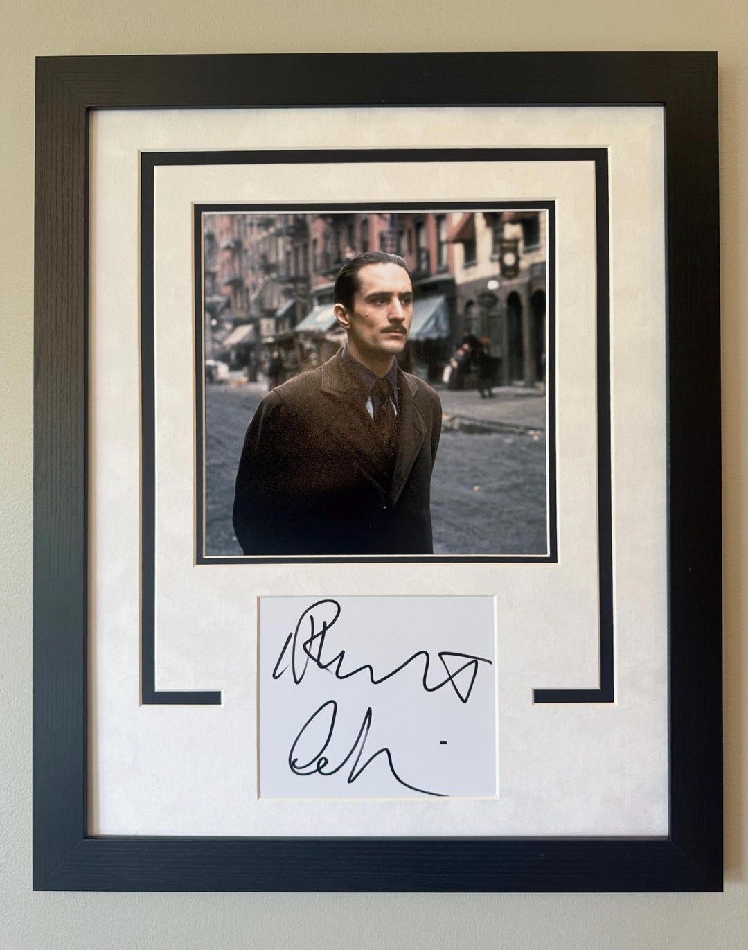 Robert De Niro "the Godfather Part Ii" AUTOGRAPH Signed Framed 16x20 ...