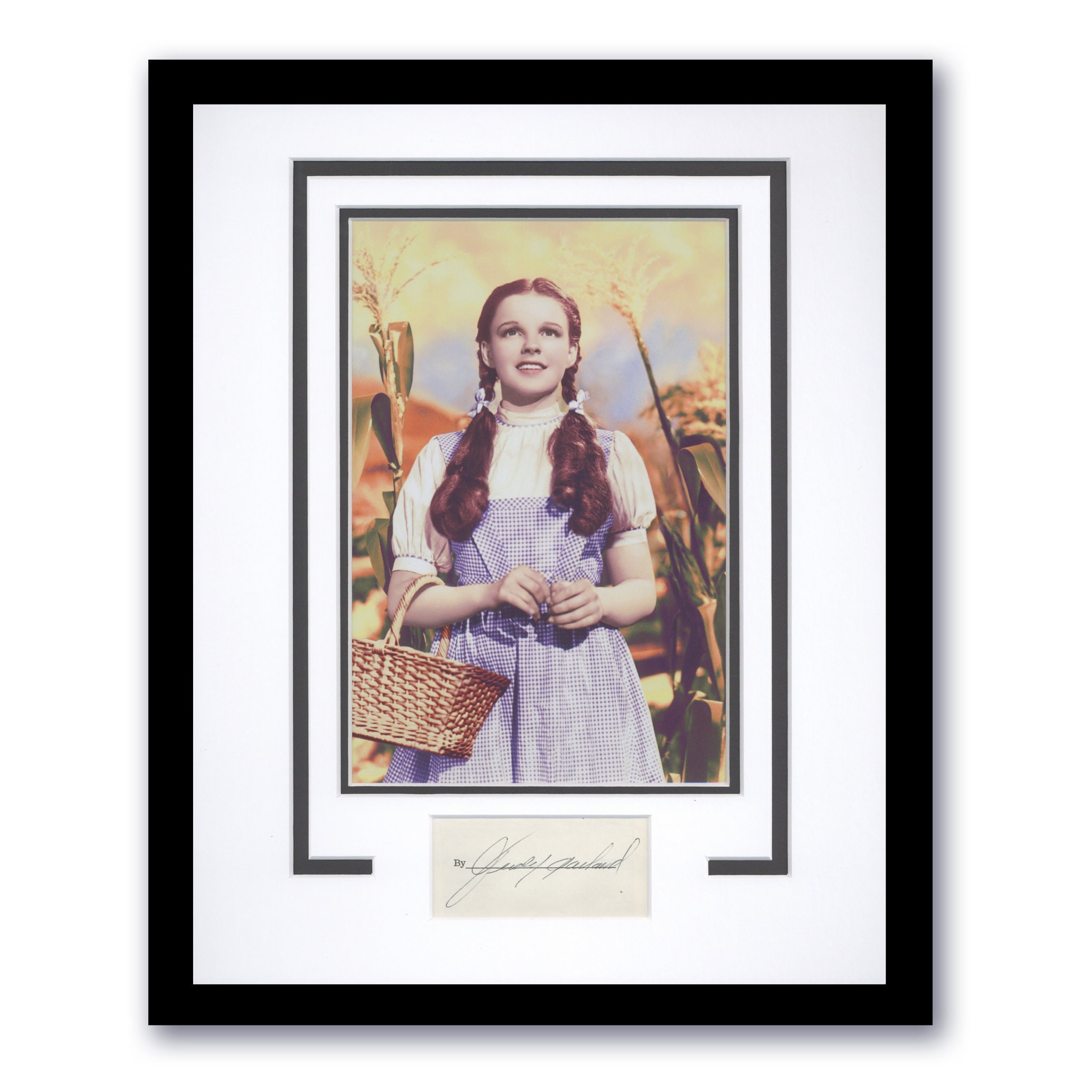 Judy Garland "the Wizard of Oz" AUTOGRAPH Signed Photo Framed 11x14 ...