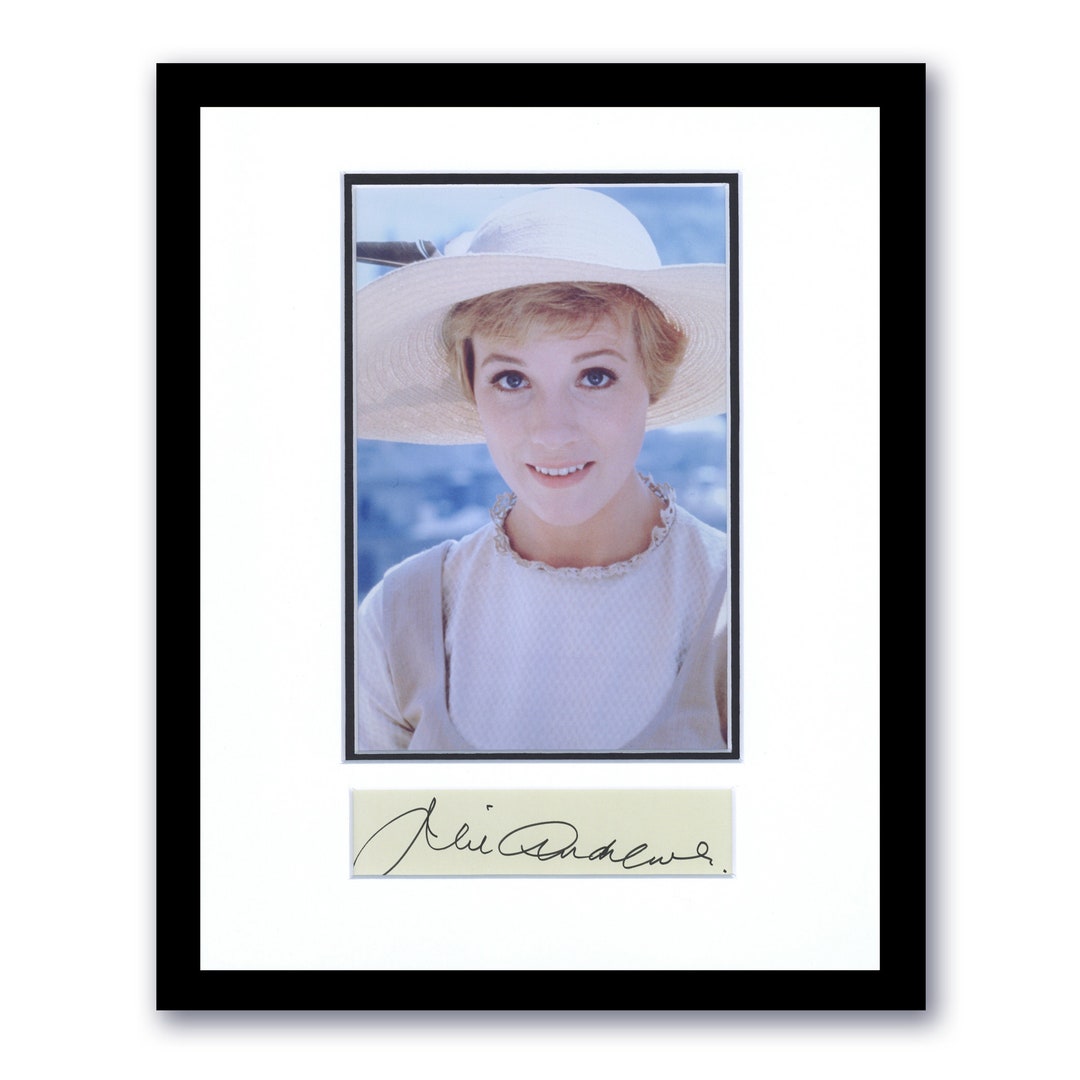 Julie Andrews "the Sound of Music" AUTOGRAPH Signed Framed 11x14 ...