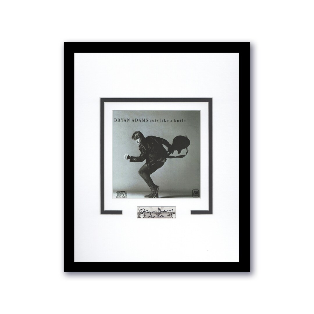 Bryan Adams "cuts Like a Knife" AUTOGRAPH Signed Framed 11x14 Photo ...