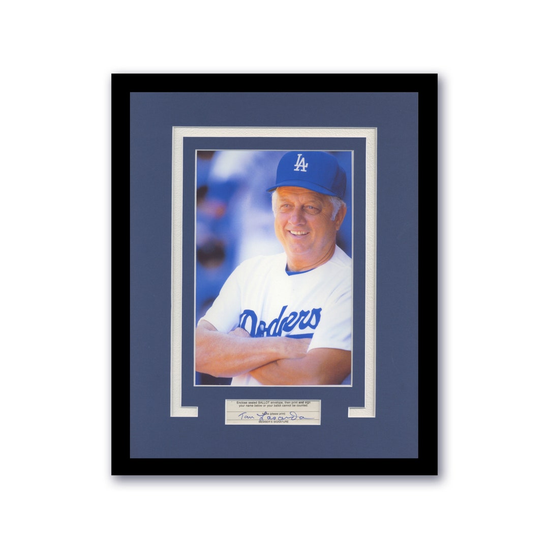 Tommy Lasorda "los Angeles Dodgers" AUTOGRAPH Signed Framed 11x14 ...