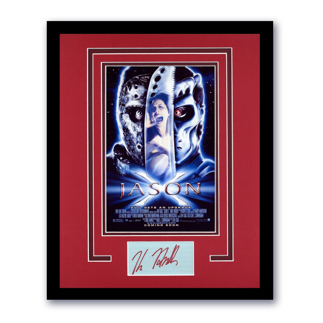 Kane Hodder "jason X" AUTOGRAPH Signed Photo Framed 11x14 Custom ...