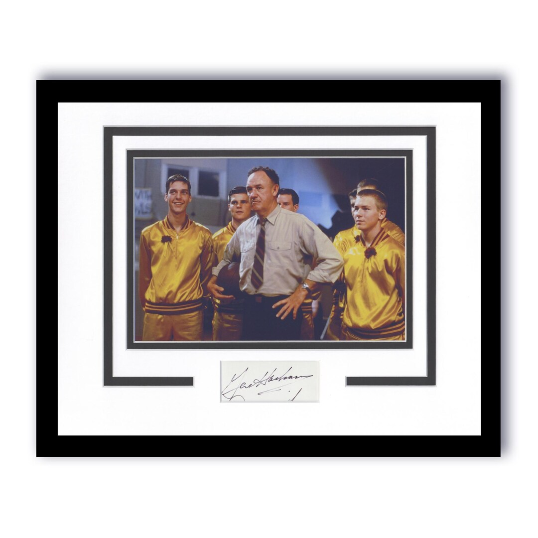 Gene Hackman "hoosiers" AUTOGRAPH Signed Photo Framed 11x14 Matted ...