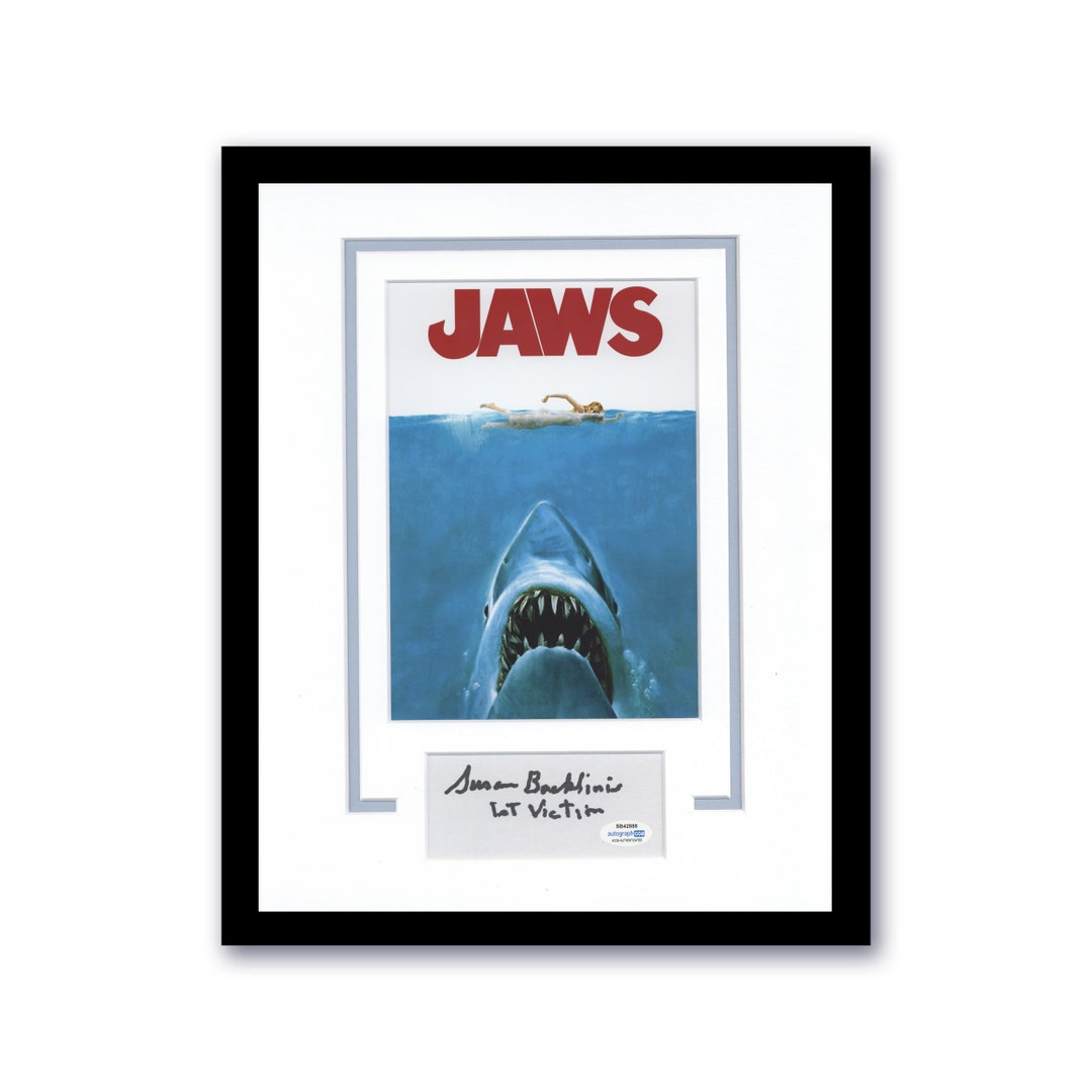 Susan Backlinie "jaws" AUTOGRAPH Signed '1st Victim' Framed 11x14 ...