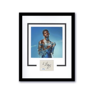 Lil Nas X montero AUTOGRAPH Signed Custom Framed 11x14 Matted Display I ...