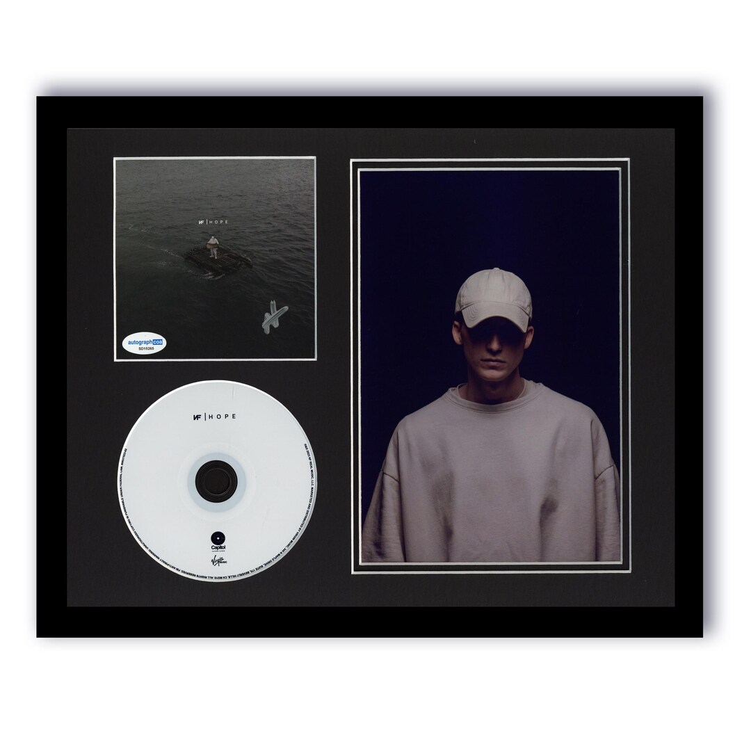NF hope AUTOGRAPH Signed Photo Custom Framed 11x14 Matted CD Display C ...