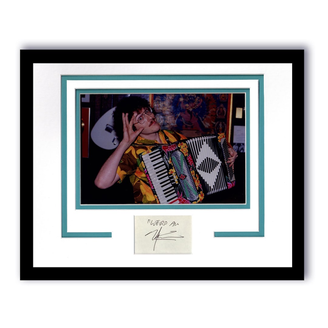 Weird Al Yankovic "even Worse" AUTOGRAPH Signed UHF Framed 11x14 ...