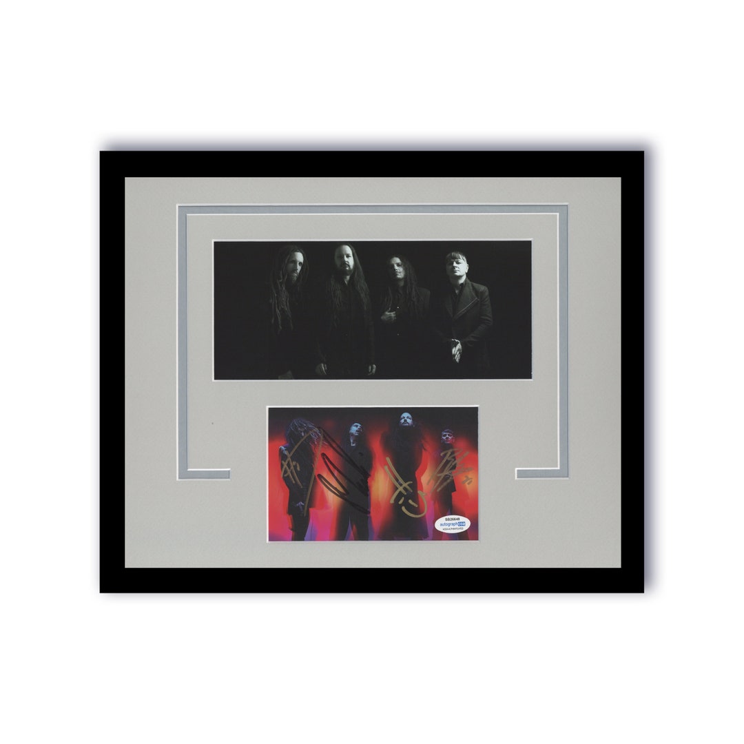 Korn "requiem" AUTOGRAPH Signed Photo Custom Framed 11x14 Matted ...