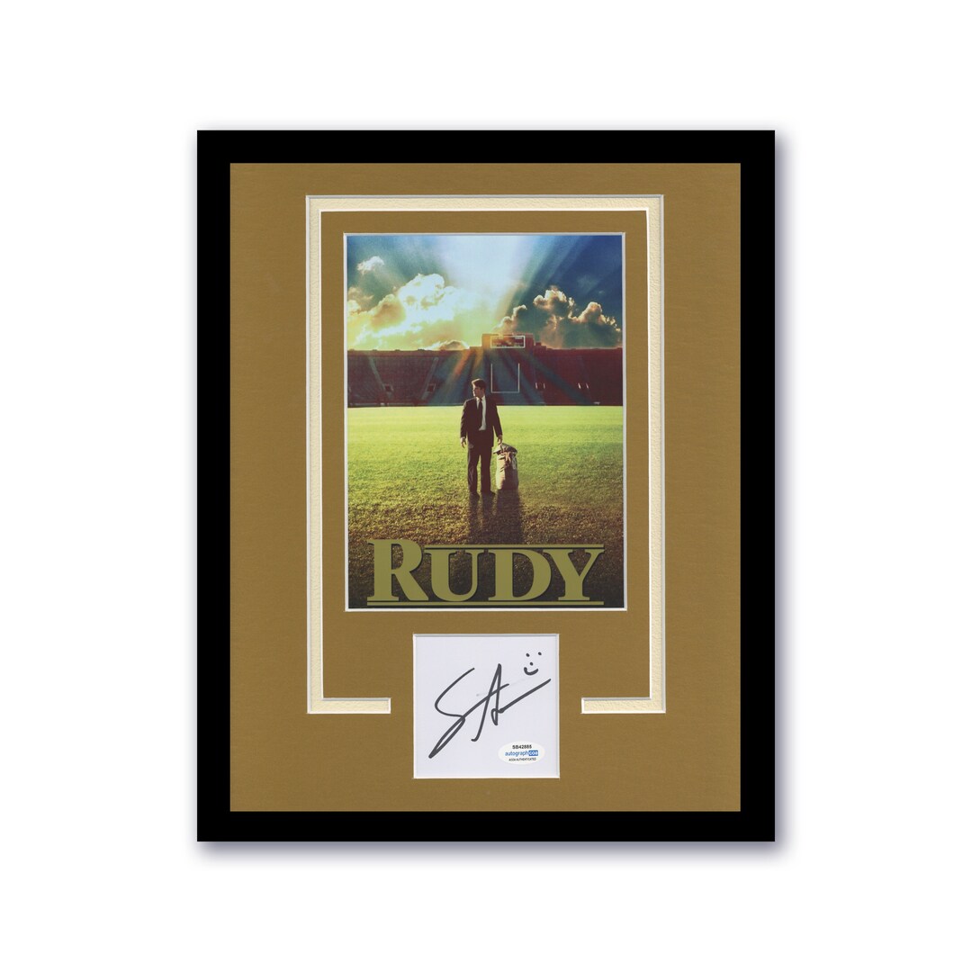 Sean Astin "rudy" AUTOGRAPH Signed Notre Dame Photo Framed 11x14 ...