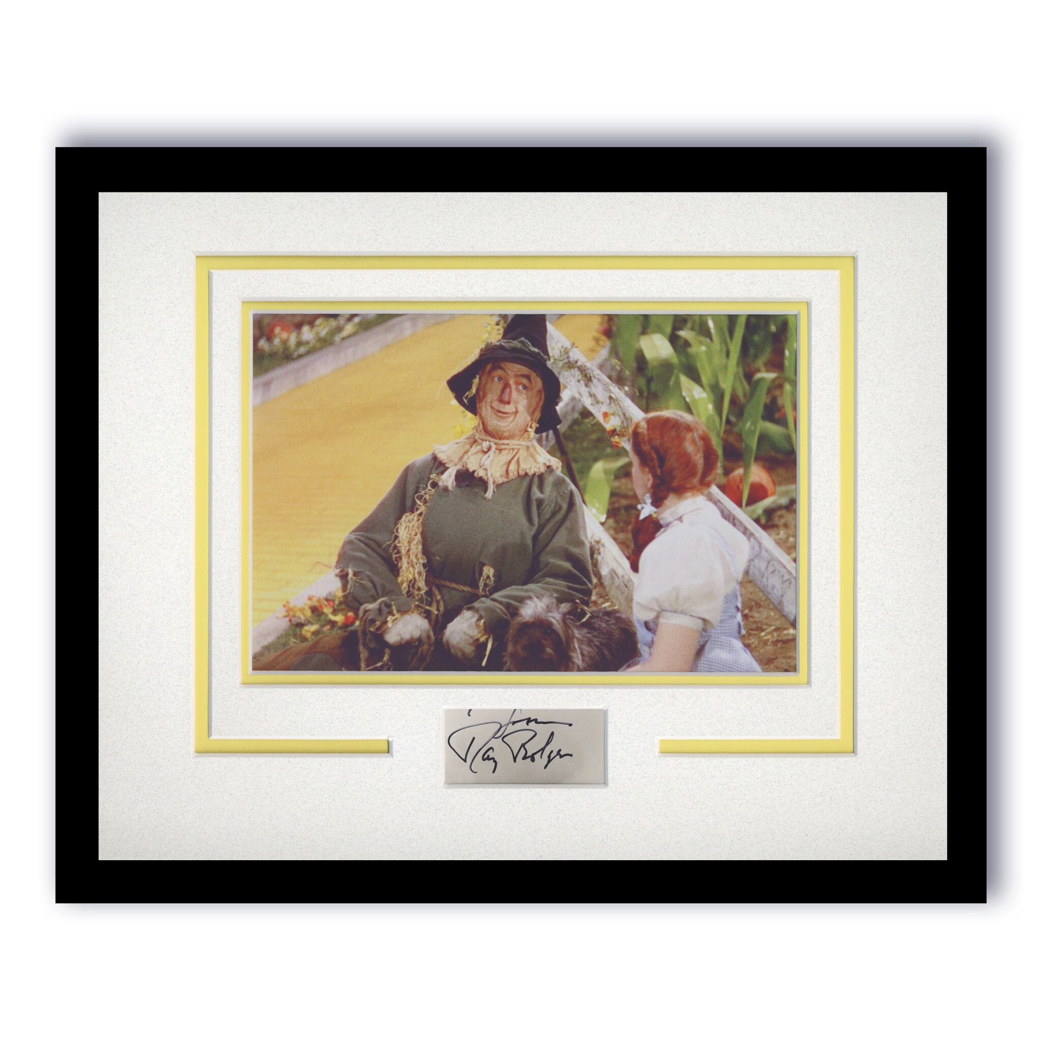 Ray Bolger "the Wizard of Oz" AUTOGRAPH Signed Scarecrow Framed 11x14 ...