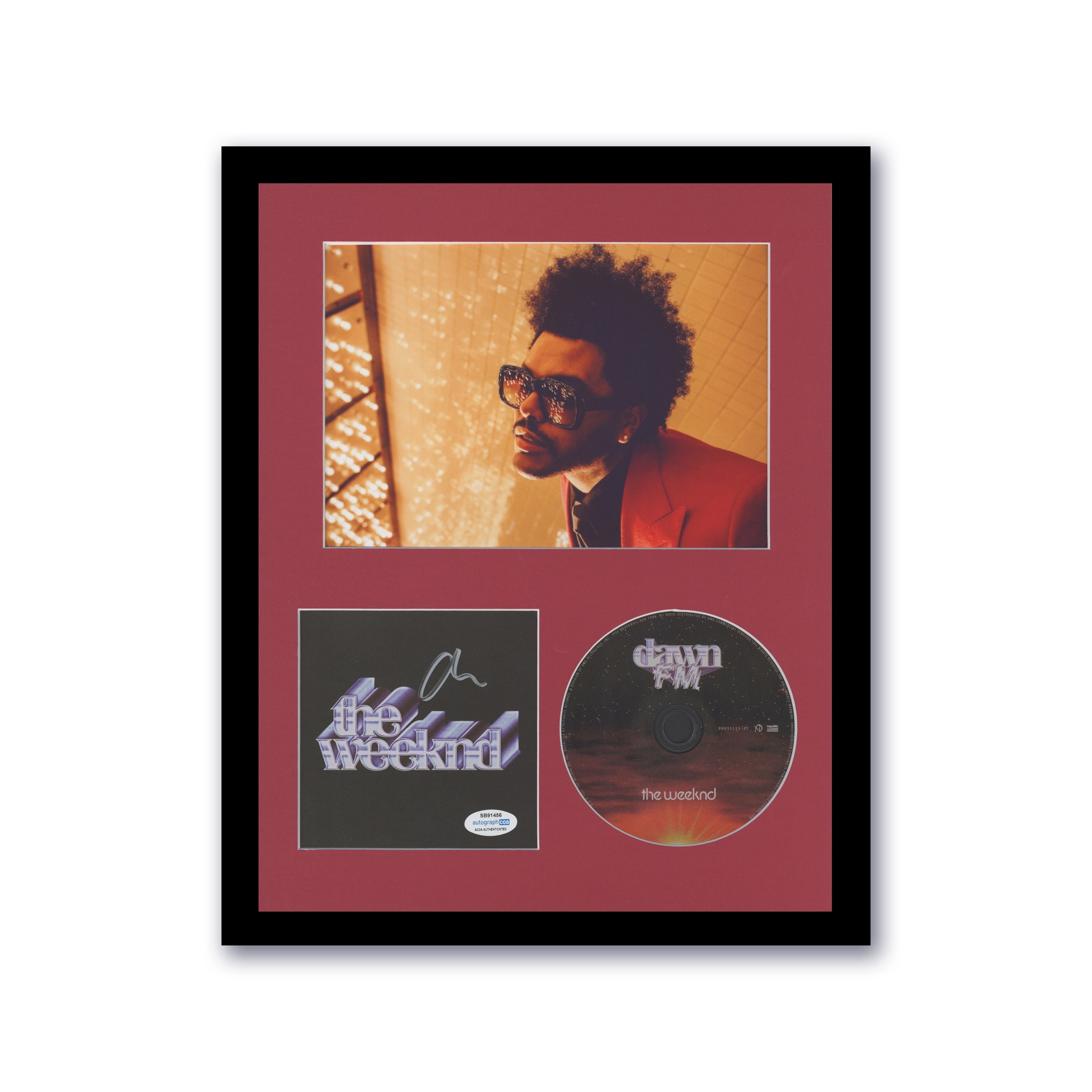 The Weeknd dawn Fm AUTOGRAPH Signed Photo Custom Framed 11x14 Display D ...
