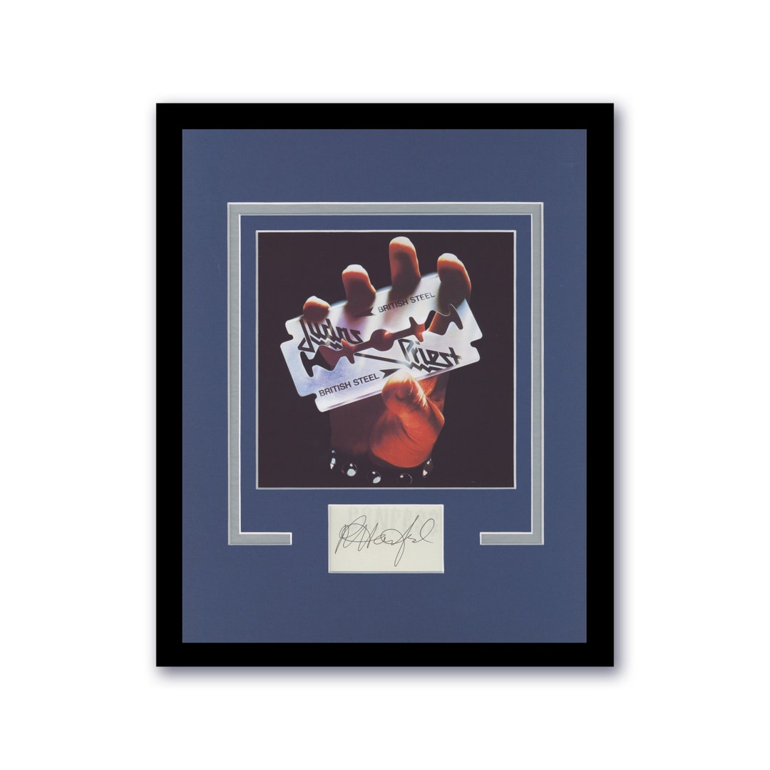 Rob Halford "judas Priest" AUTOGRAPH Signed 'british Steel' Framed ...
