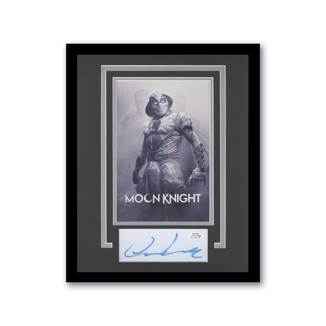 Oscar Isaac "moon Knight" AUTOGRAPH Signed Custom Framed 11x14 Display ...