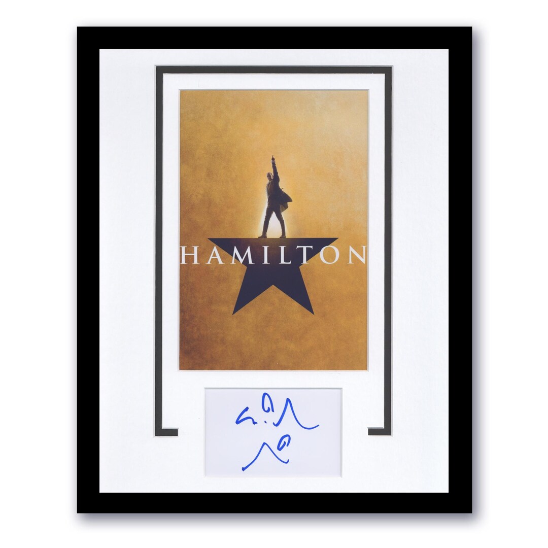 Lin-manuel Miranda "hamilton" AUTOGRAPH Signed Photo Framed 11x14 ...