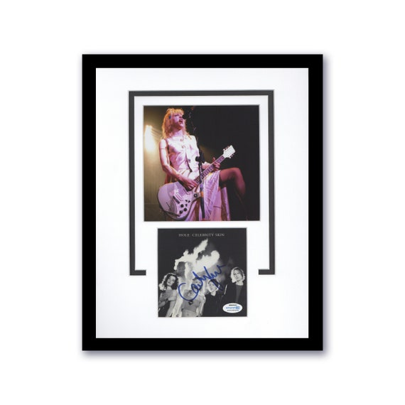 Courtney Love hole AUTOGRAPH Signed Custom Framed - Etsy