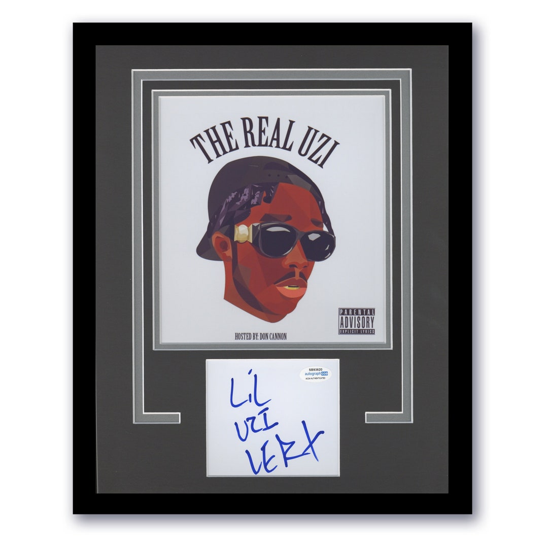 Lil Uzi Vert "the Real Uzi" AUTOGRAPH Signed Photo Framed 11x14 Display ...