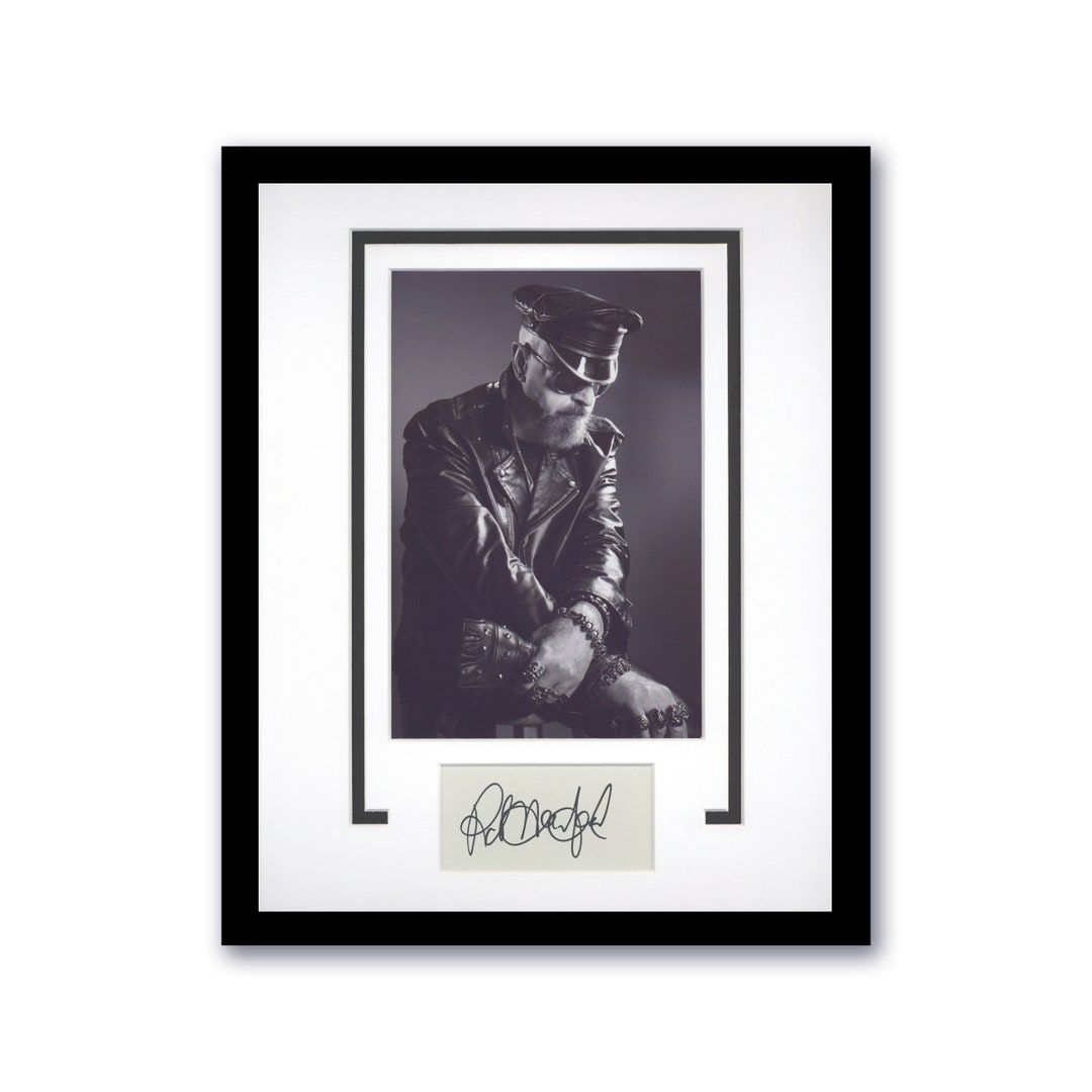 Rob Halford "judas Priest" AUTOGRAPH Signed Framed 11x14 Custom Display ...