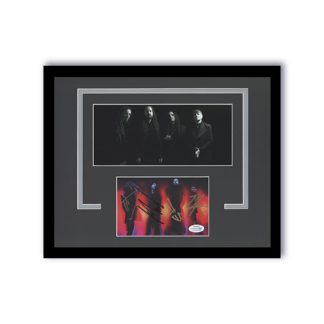 Korn requiem AUTOGRAPH Signed Photo Custom Framed 11x14 Matted Display ...